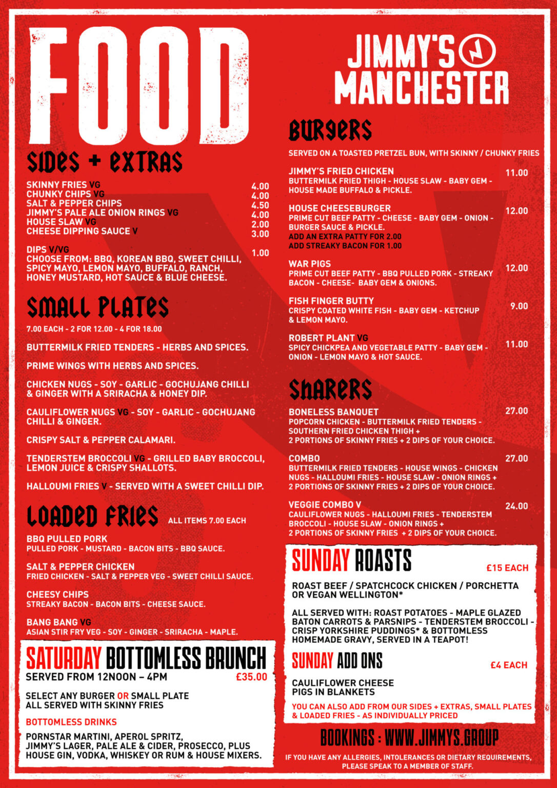Manchester - Jimmy’s